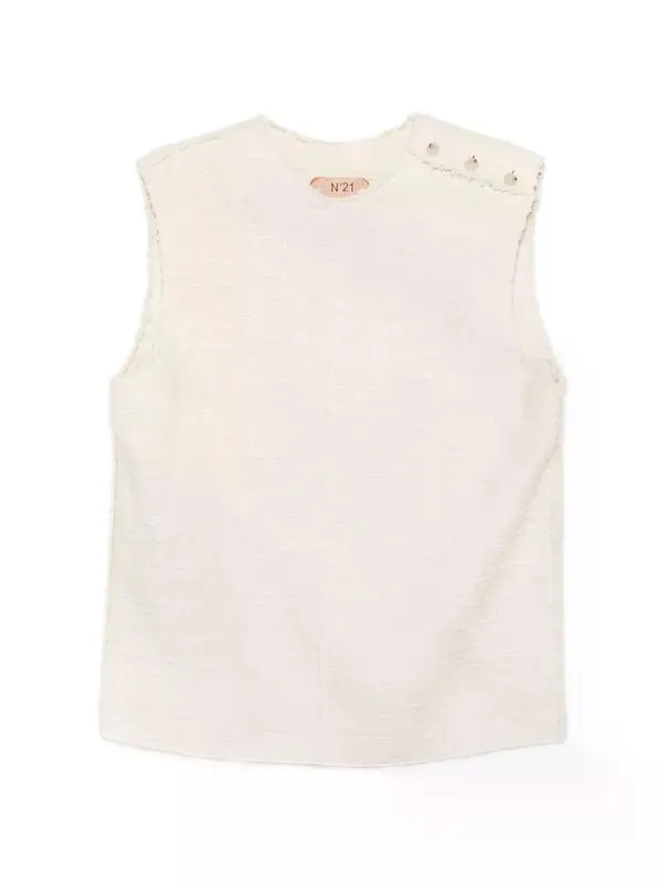 N°21 Buttoned Sleeveless Blouse