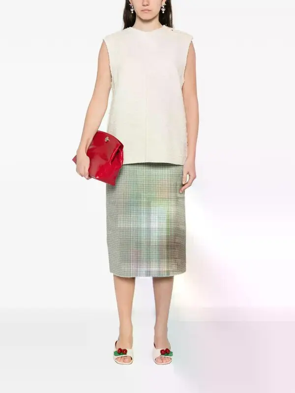 N°21 Buttoned Sleeveless Blouse
