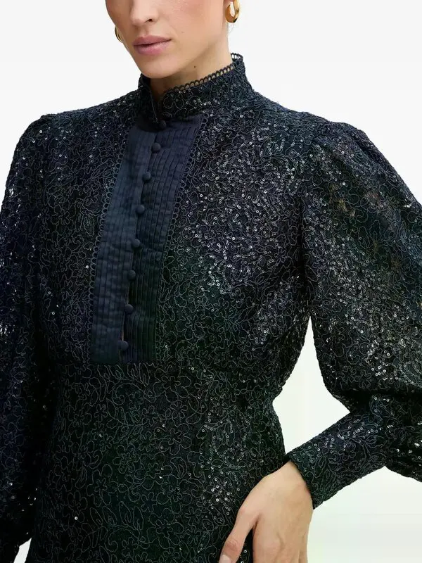 Bardot Remy Sequin-embellished Mini Dress With Ruffled Detail