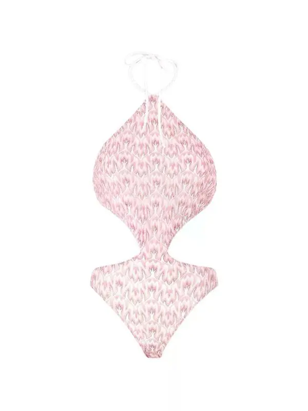 Missoni Cut-out One-piece Swimsuit - Pink