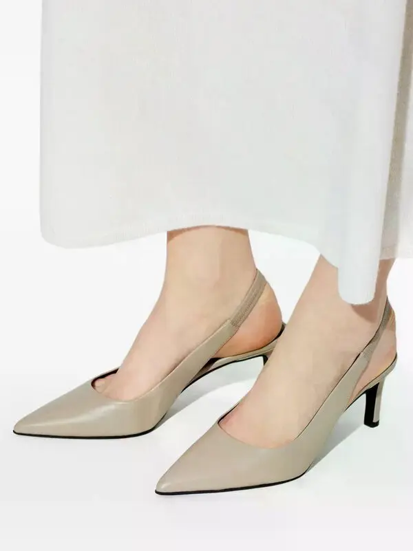 Furla Point-toe Slingback Court Sandals