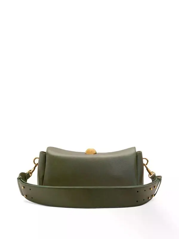 AMI Paris Carrousel Leather Shoulder Bag