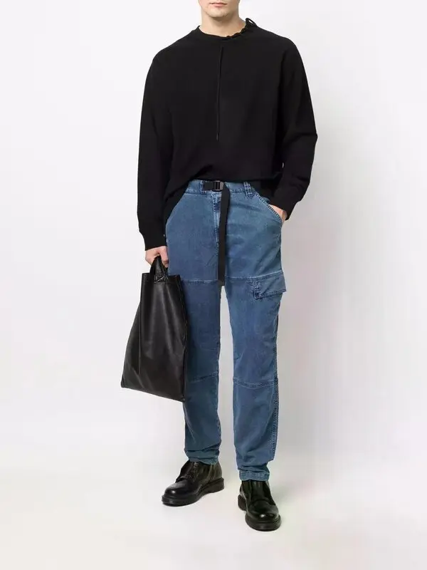 DIESEL® Krooley Cargo Tapered Jeans Mid
