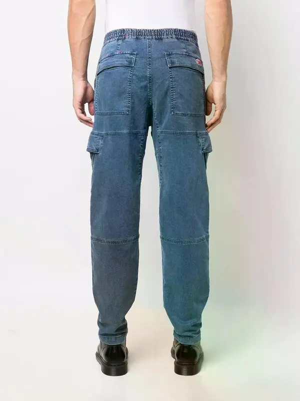 DIESEL® Krooley Cargo Tapered Jeans Mid