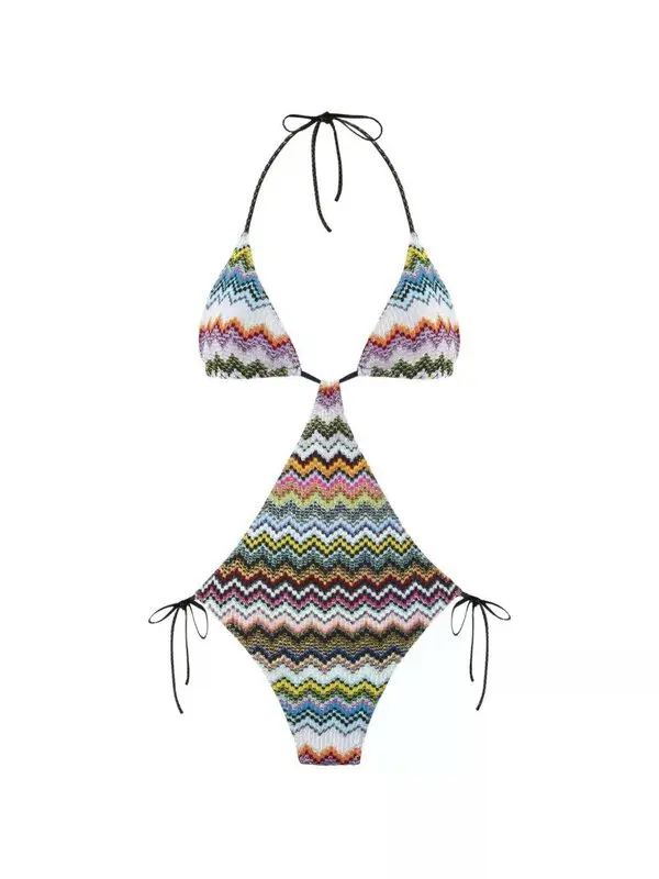 Missoni Zig-zag Swimsuit - Blue