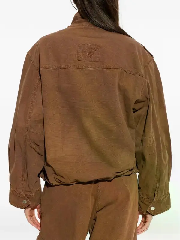 Blumarine Zipped Belted Jacket