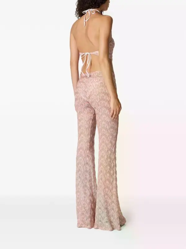 Missoni Foliage Pattern Flared Trousers