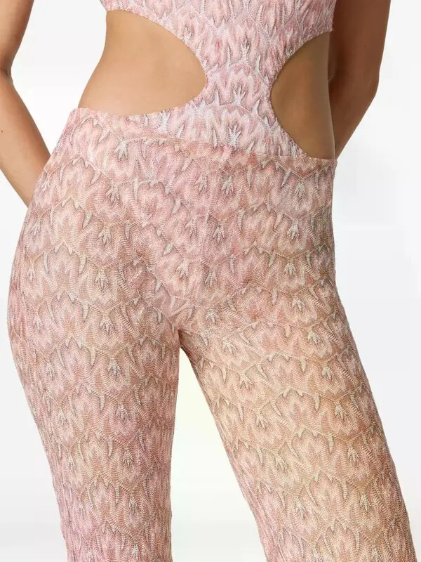Missoni Foliage Pattern Flared Trousers