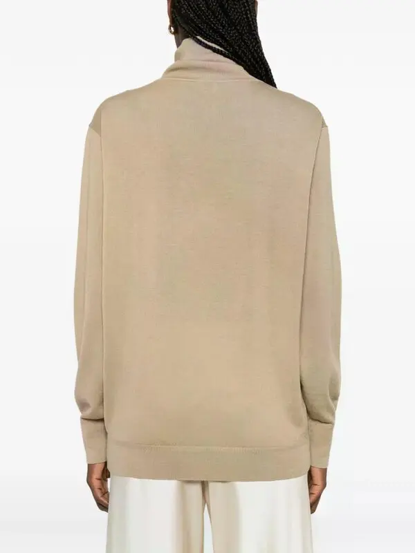 TOTEME Roll Neck Sweater - Neutrals