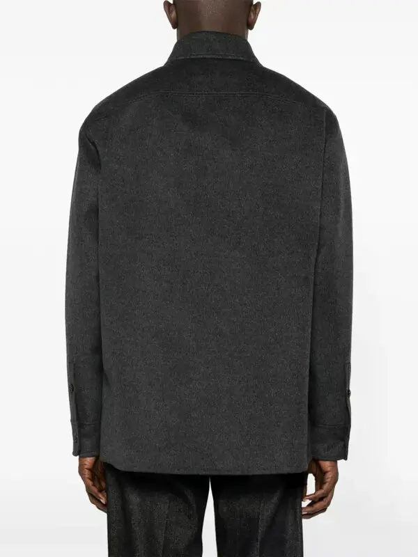 Loewe Pocket-detail Overshirt - Grey