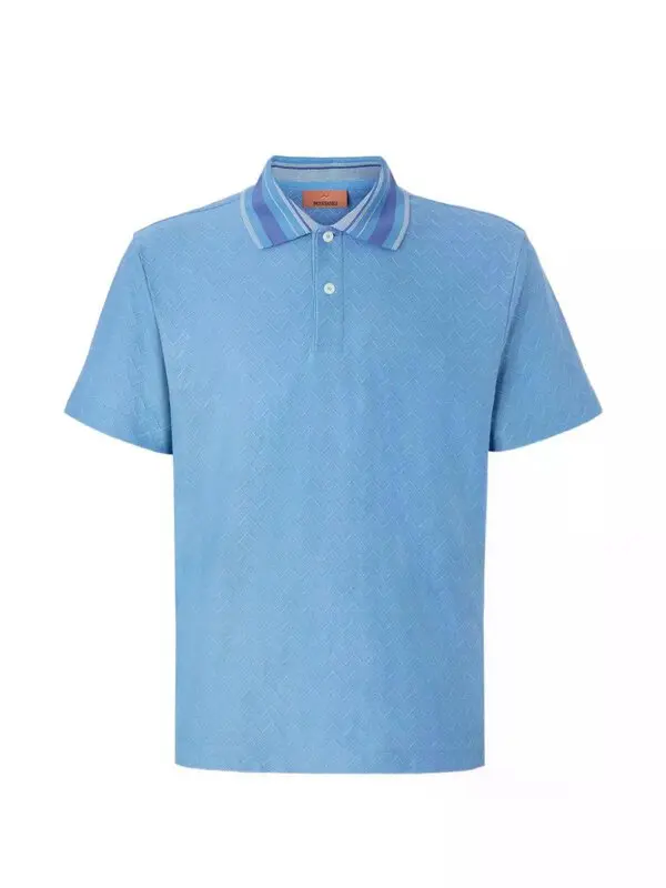 Missoni Patterned Collar Polo Shirt