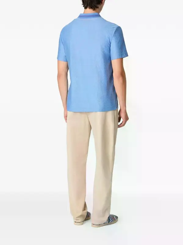 Missoni Patterned Collar Polo Shirt