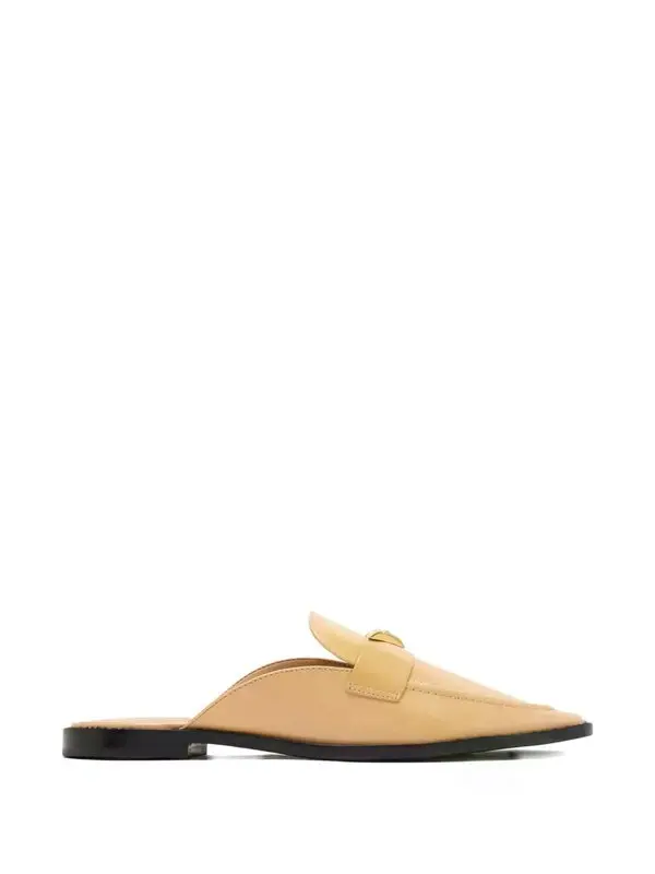 Schutz Triangle-plaque Loafers - Neutrals