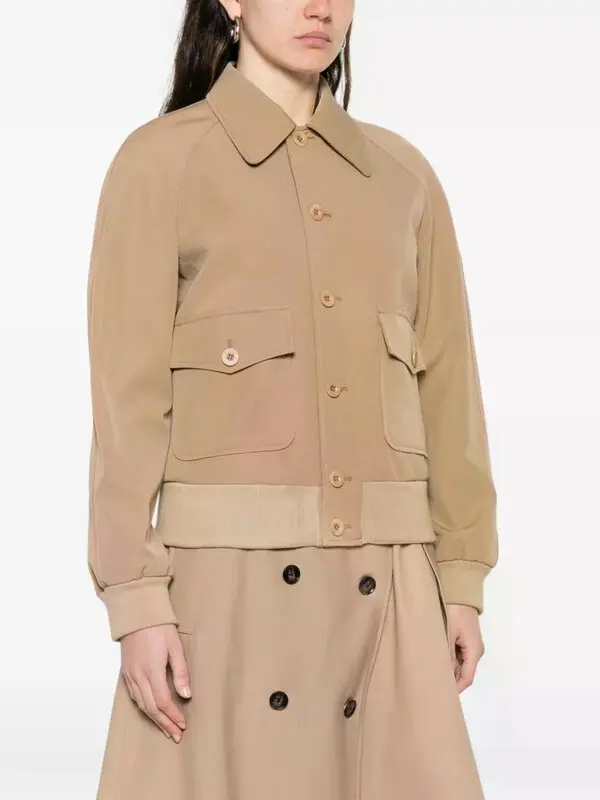 A.p.c. Button-front Bomber Jacket - Neutrals