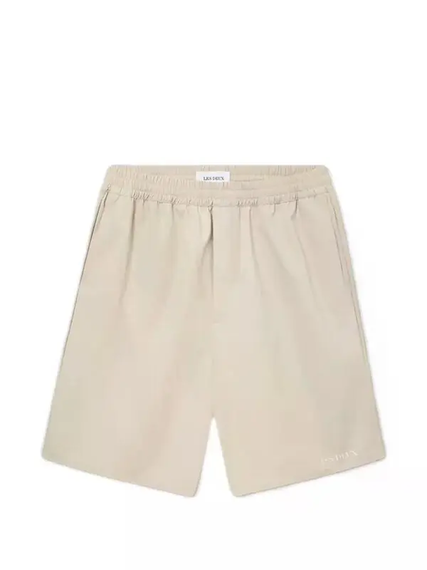 LES DEUX Raphael Logo Shorts - Neutrals