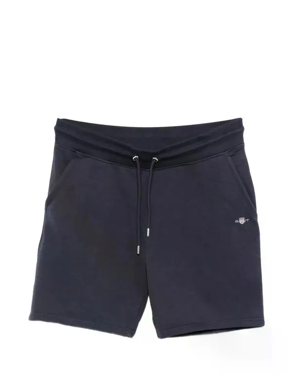 Gant Drawstring Track Shorts - Blue