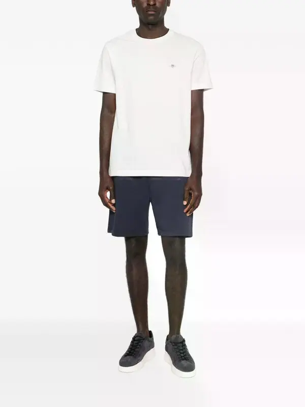 Gant Drawstring Track Shorts - Blue