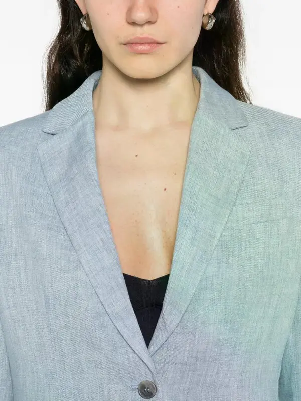 P.a.r.o.s.h Single-breasted Blazer With Notched Lapels
