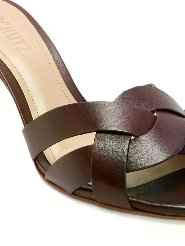 Schutz Renata Woven Heeled Sandals