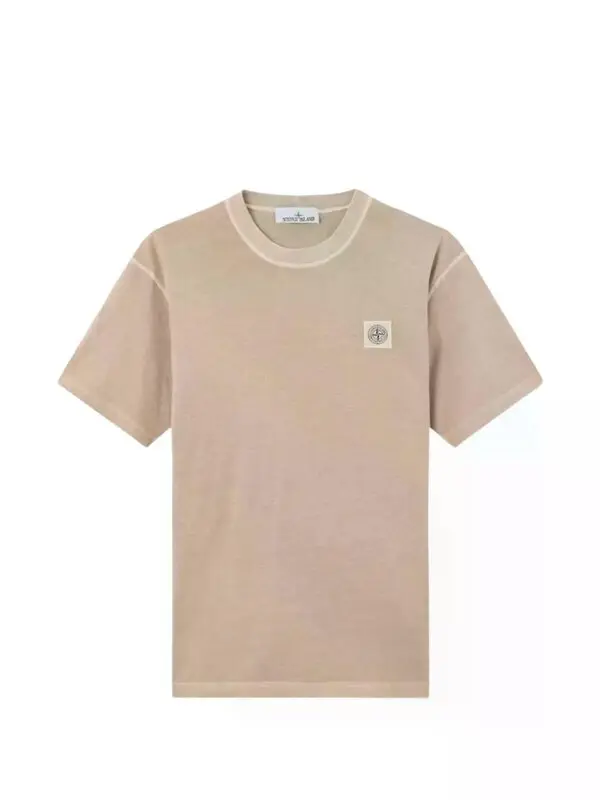 Stone Island Logo-patch T-shirt - Neutrals