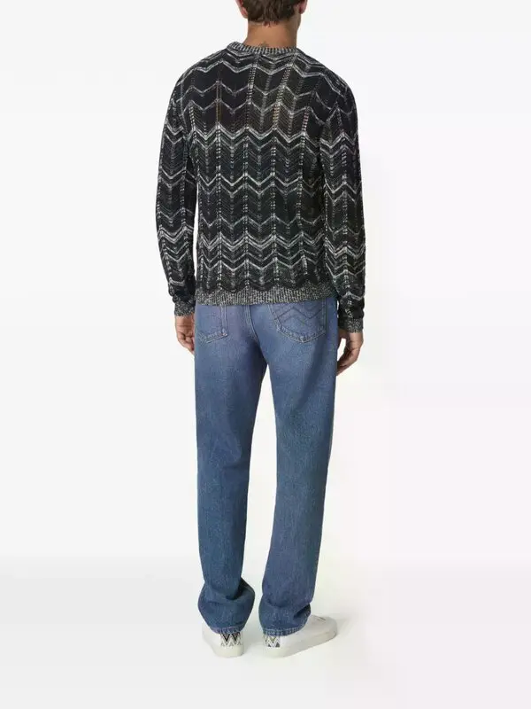 Missoni Chevron Pattern Crew-neck Sweater