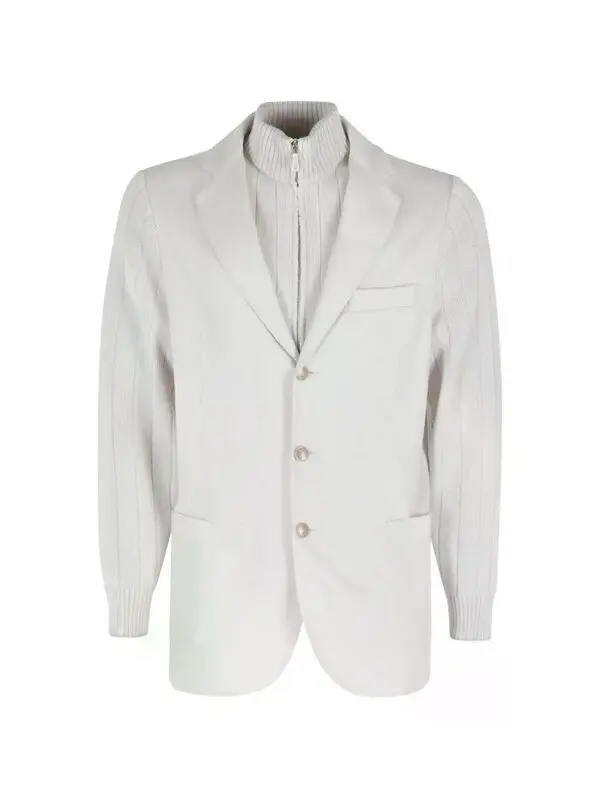 Eleventy Layered Blazer - Grey