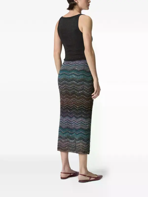 Missoni Chevron-pattern Maxi Skirt