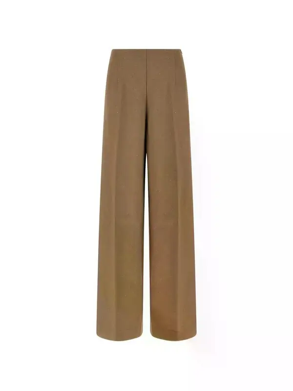Herno Sequin Embellished Trousers - Brown