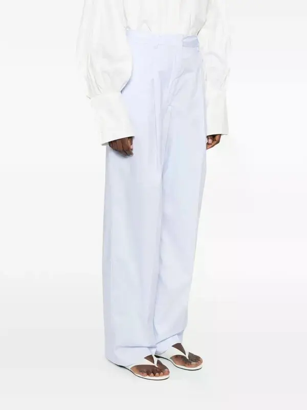 THELATEST Axel Pleat Trousers - Blue