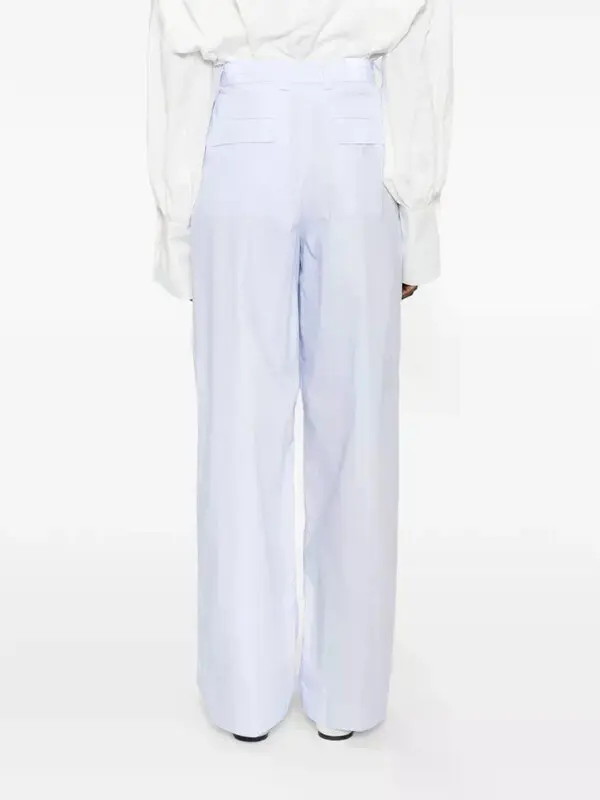 THELATEST Axel Pleat Trousers - Blue