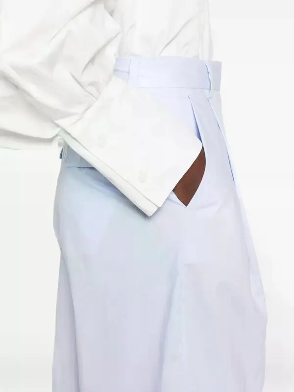 THELATEST Axel Pleat Trousers - Blue