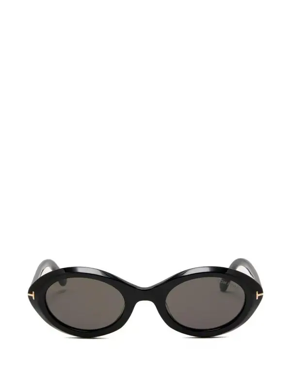 TOM FORD Sunglasses With Oval Frame - Black