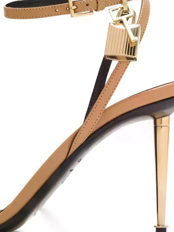 TOM FORD 85mm Padlock Heeled Pumps