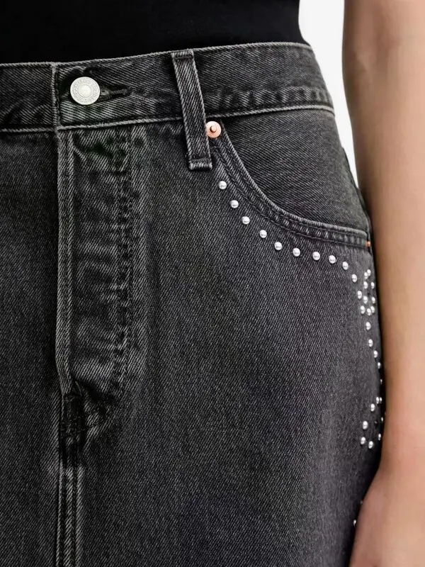 LEVI'S Studded A-line Mini Skirt