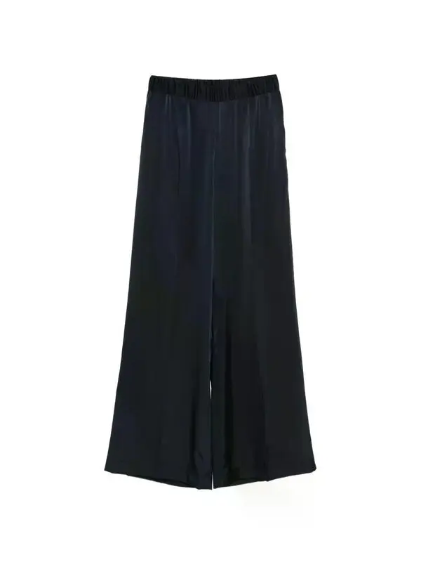 P.a.r.o.s.h Elastic Waist Palazzo Pants - Blue