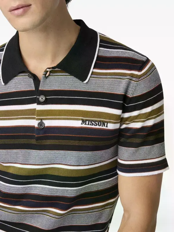 Missoni Logo-embroidered Polo Shirt