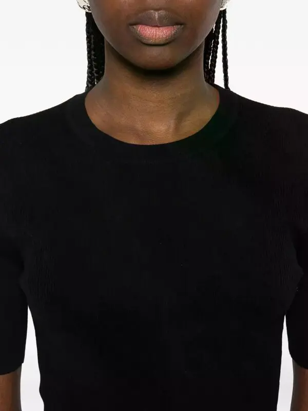 P.a.r.o.s.h Ribbed T-shirt - Black