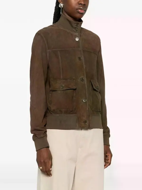 P.a.r.o.s.h Buttoned Flap-pocket Jacket - Green