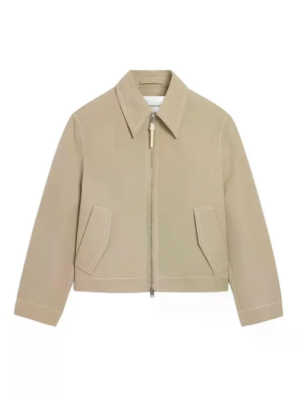 AMI Paris Cotton Zipped Jacket