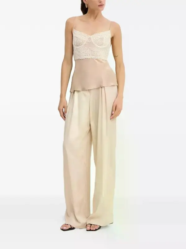Bardot Lace-panel Top