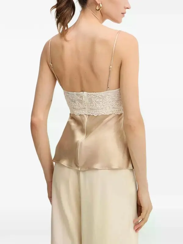 Bardot Lace-panel Top