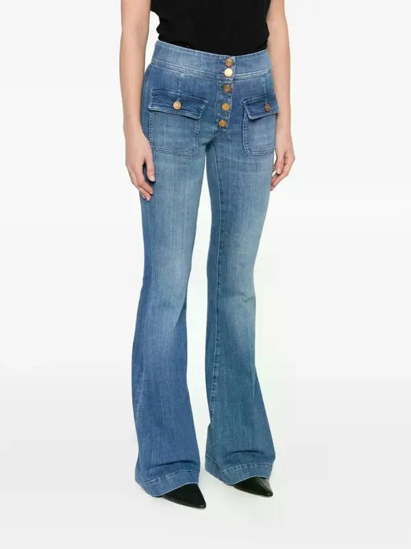 Seafarer Anais Button Patch Pocket Denim