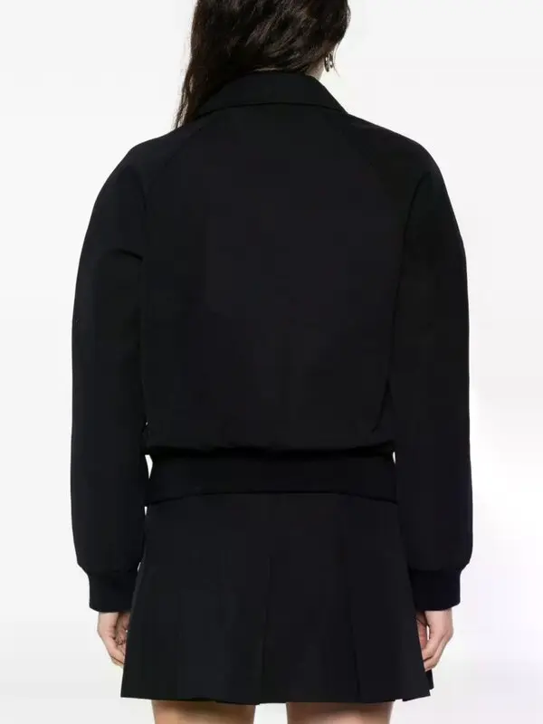 A.p.c. Patch-pocket Collared Bomber Jacket - Blue