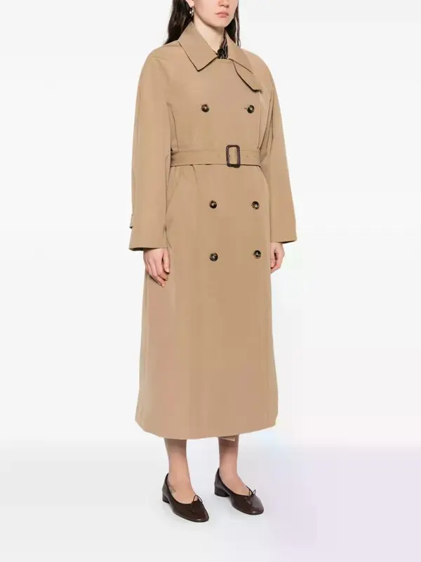 A.p.c. Belted Double-breasted Trench Coat
