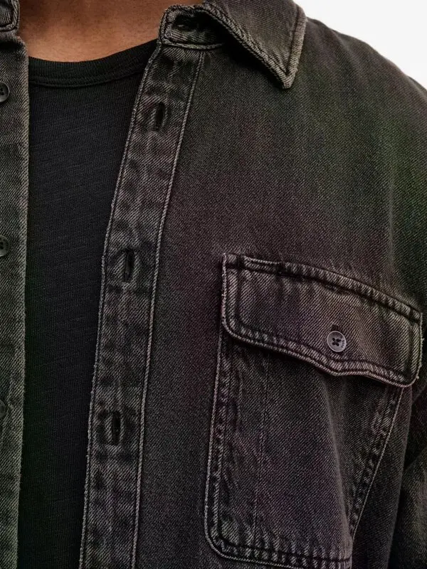 Rag & Bone Buttoned Pocket Overshirt - Brown