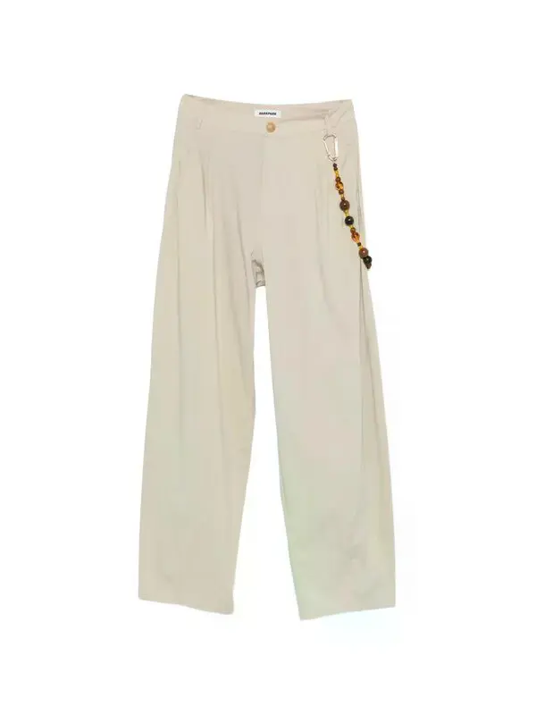 DARKPARK Beaded Trousers - Neutrals