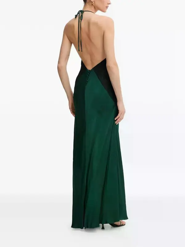 Bardot Estrella Lace-detail Side-slit Maxi Dress