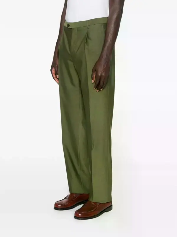 Etro Pleated Trousers - Green