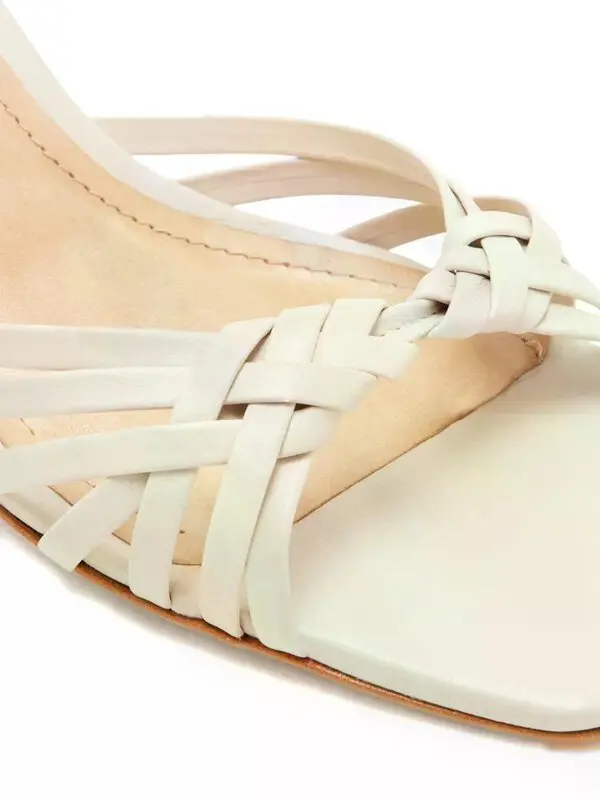 Schutz Tara Braided-strap Sandals - Neutrals