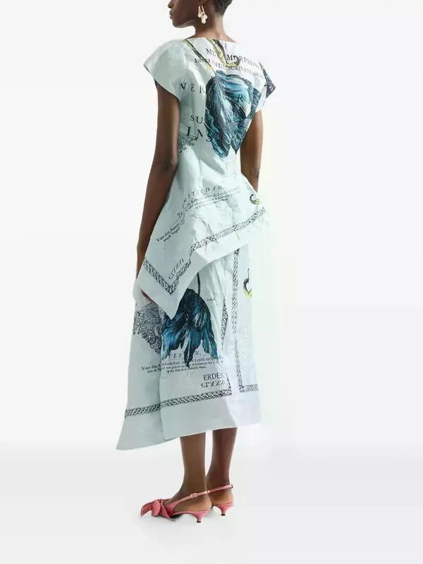 Erdem Floral Asymmetric Top